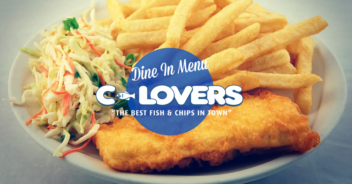 Dine In Menu - C-Lovers Fish & Chips